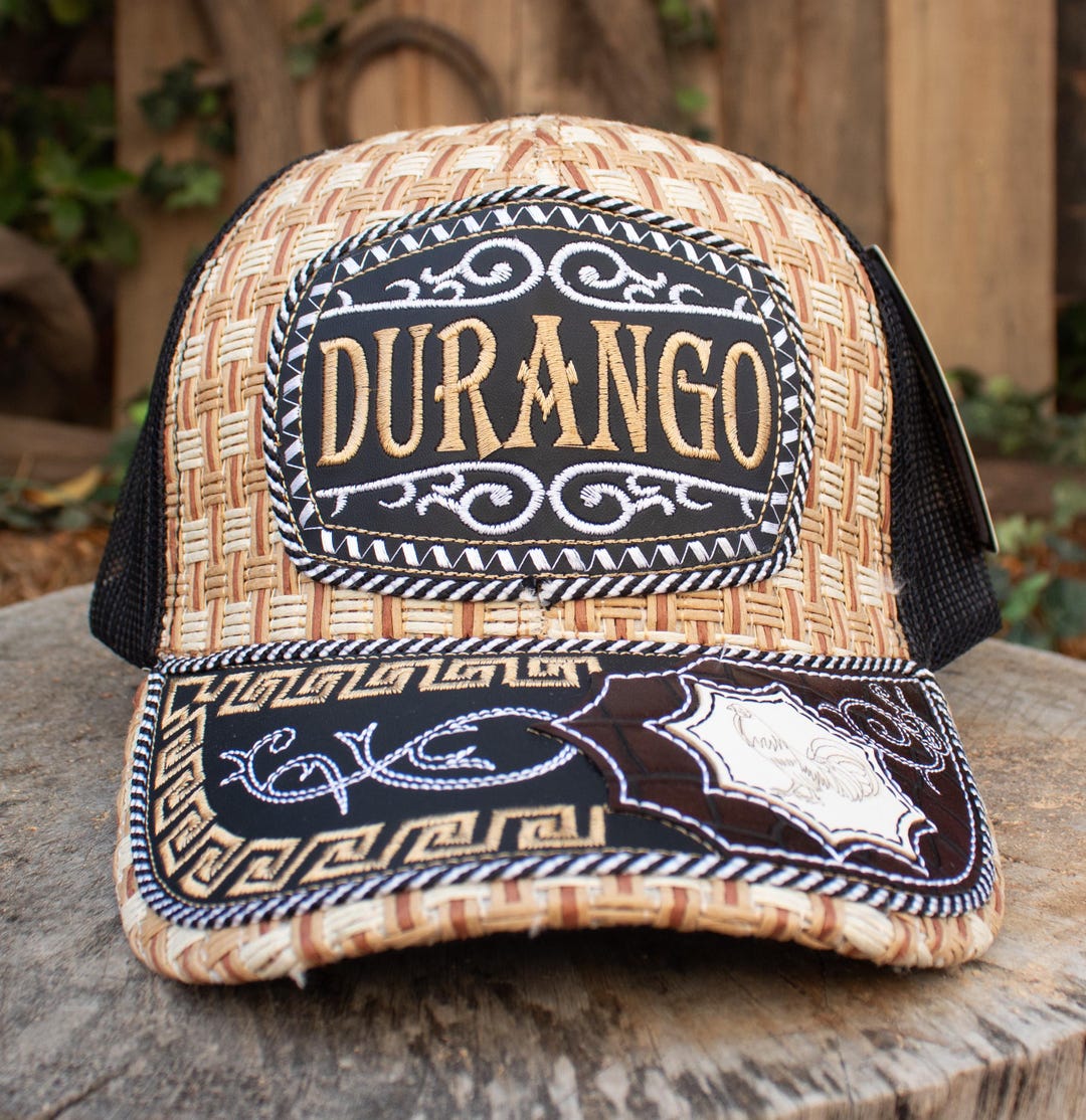 DURANGO MEXICO Rooster Gallo Embroidered Western Rodeo HAT Adjustable ...