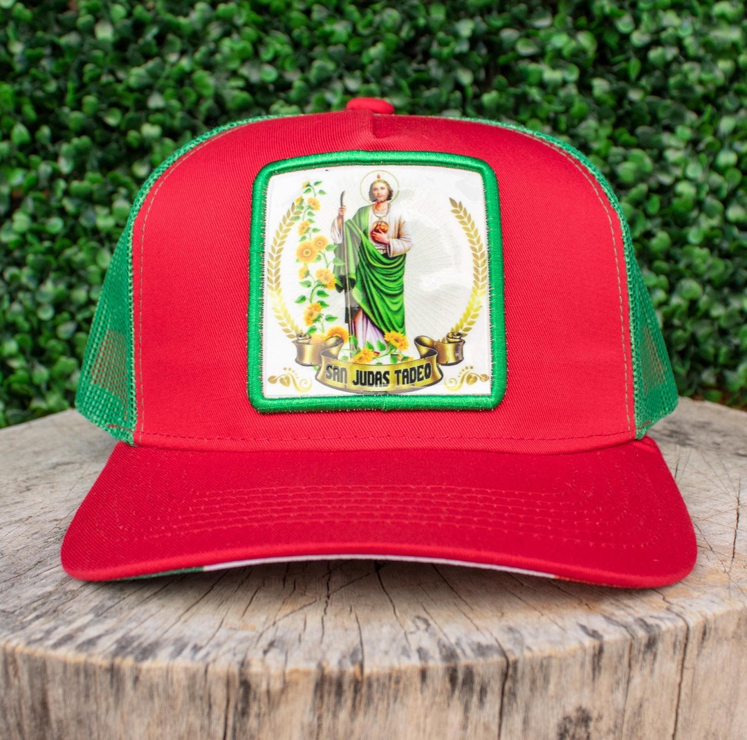 SAN JUDAS St Jude Patch Tri-color SNAPBACK Adjustable Hat Trucker Cap ...