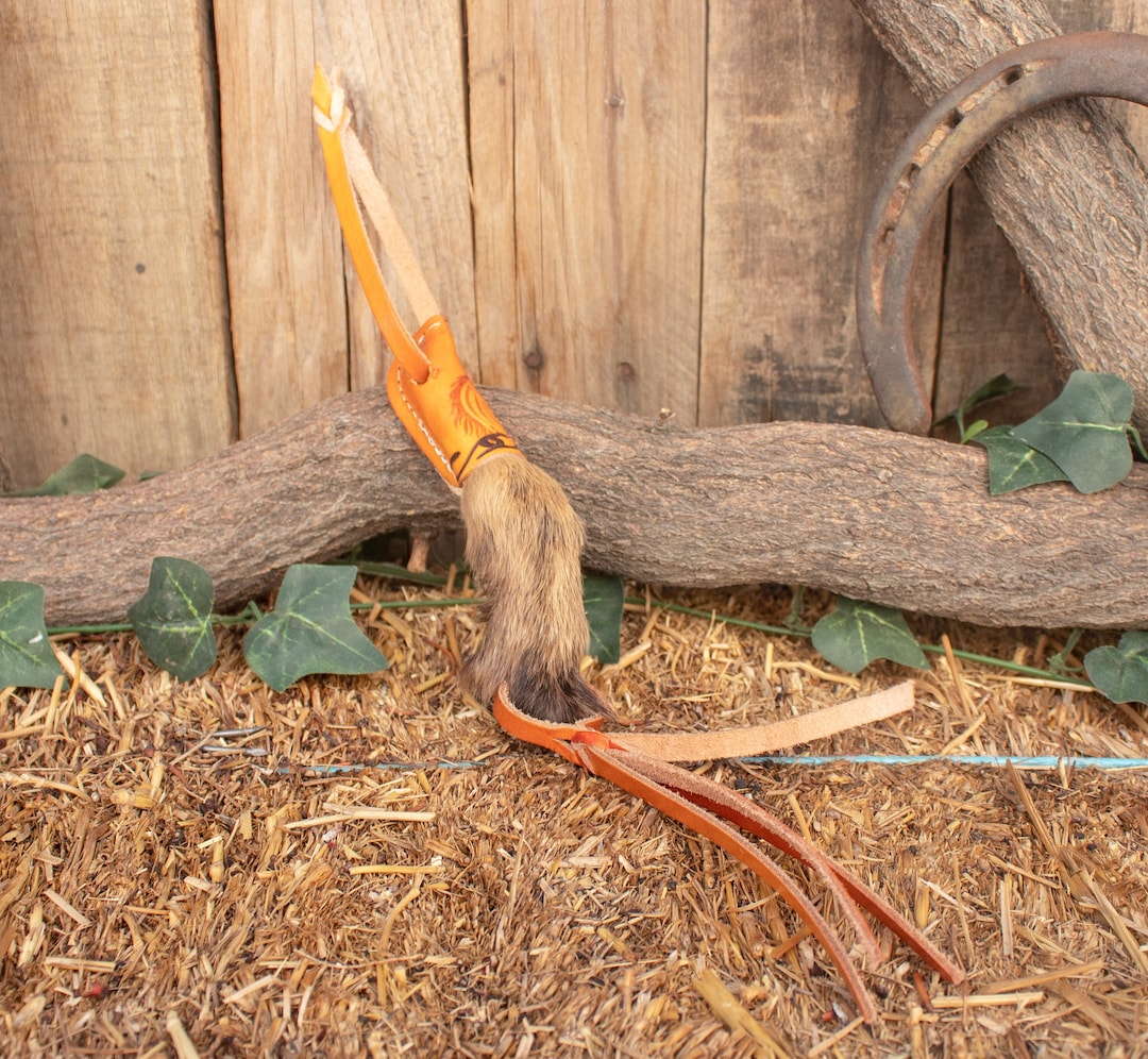 Real GOAT FOOT HOOF Handle Leather Riding Horse Whip Cuartas Pata De ...
