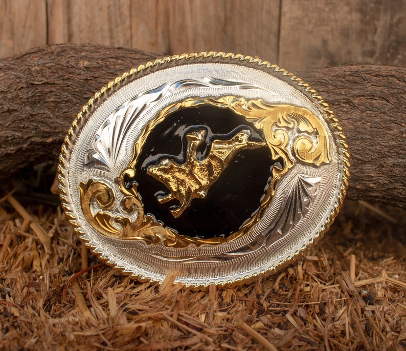 BULL RIDER ENGRAVED Cowboy Western Mariachi Alpaca Belt Buckle - Etsy