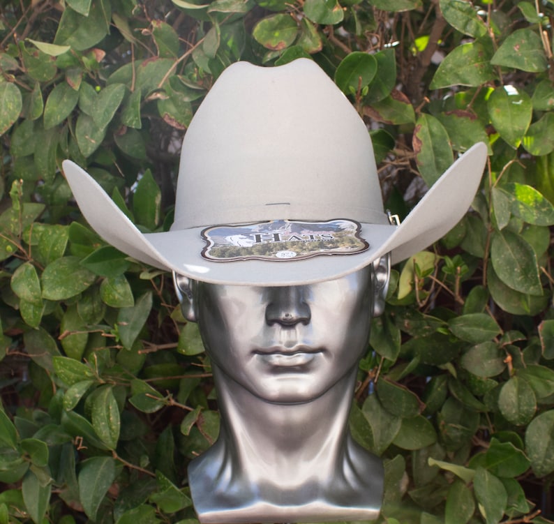 Gray Felt 100X Western La Sierra COWBOY TEXANA HAT Tejana - Etsy