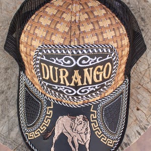 DURANGO MEXICO Bull Toro Embroidered Western Rodeo HAT Adjustable ...