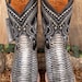 MENS PYTHON Snake Faux Leather Square Toe Cowboy Western Rodeo Boots ...