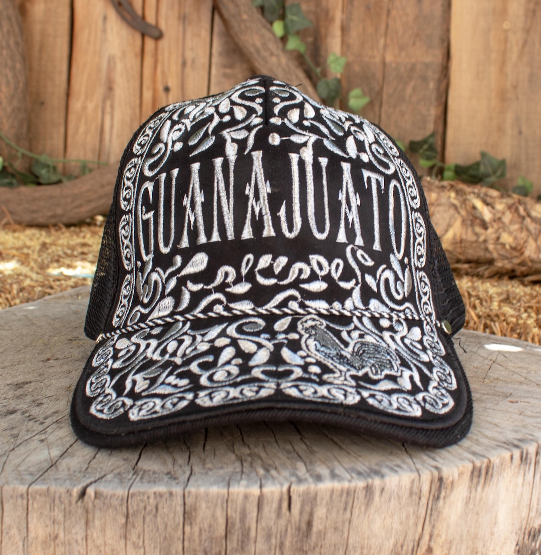 GUANAJUATO Mexico ROOSTER Embroidered Gallo Western Rodeo HAT ...