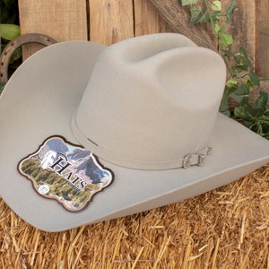 Gray Felt 100X Western La Sierra COWBOY TEXANA HAT Tejana - Etsy