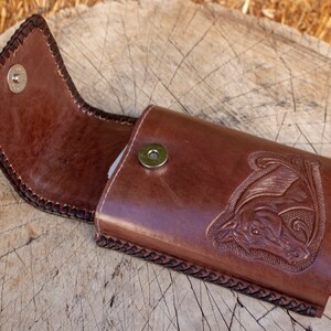 LEATHER HORSE Caballo STAMPED Western Cowboy Rodeo Cell Phone - Etsy