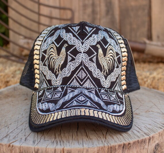 ROOSTER Gallo Cockfighting Western EMBROIDERED HAT Adjustable - Etsy