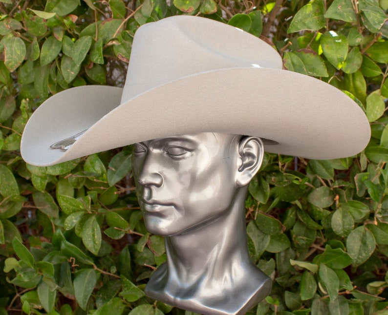 Gray Felt 100X Western La Sierra COWBOY TEXANA HAT Tejana - Etsy