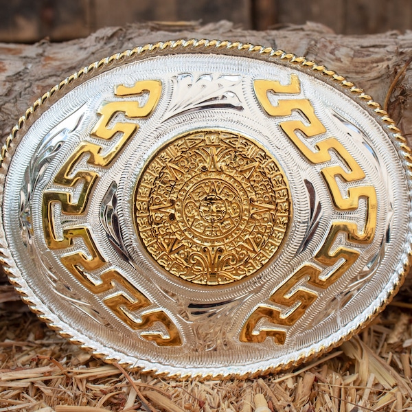 Aztec Calendar Belt Buckles - Etsy