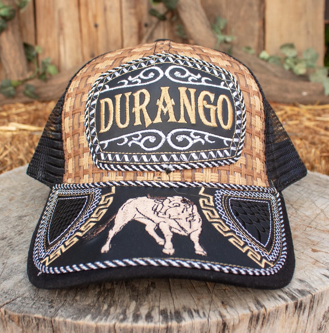 DURANGO MEXICO Bull Toro Embroidered Western Rodeo HAT Adjustable ...