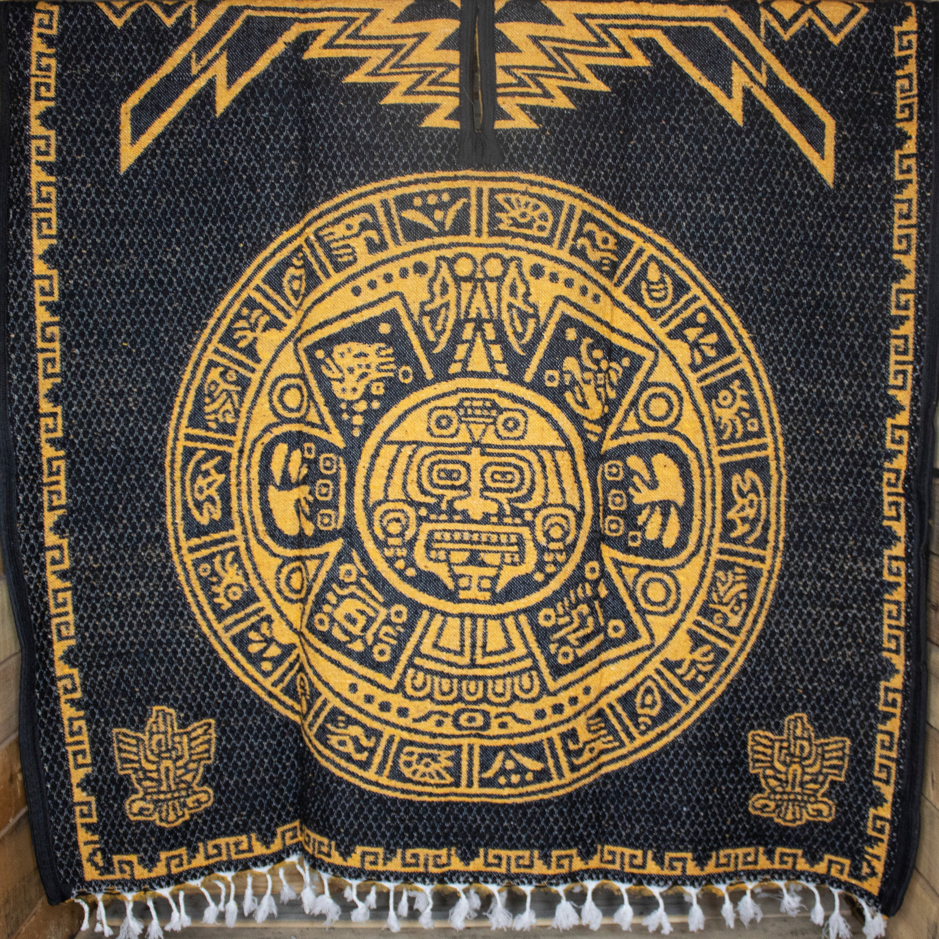 Mexican Sol Azteca AZTEC Popocatépetl CALENDAR Double Sided Reversible ...