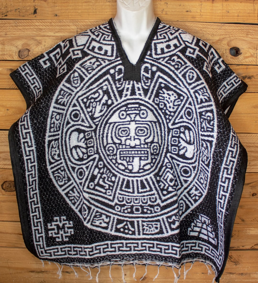 CHILDRENS YOUTH Kids AZTEC Calendar Sol Azteca 2 Sided Reversible ...