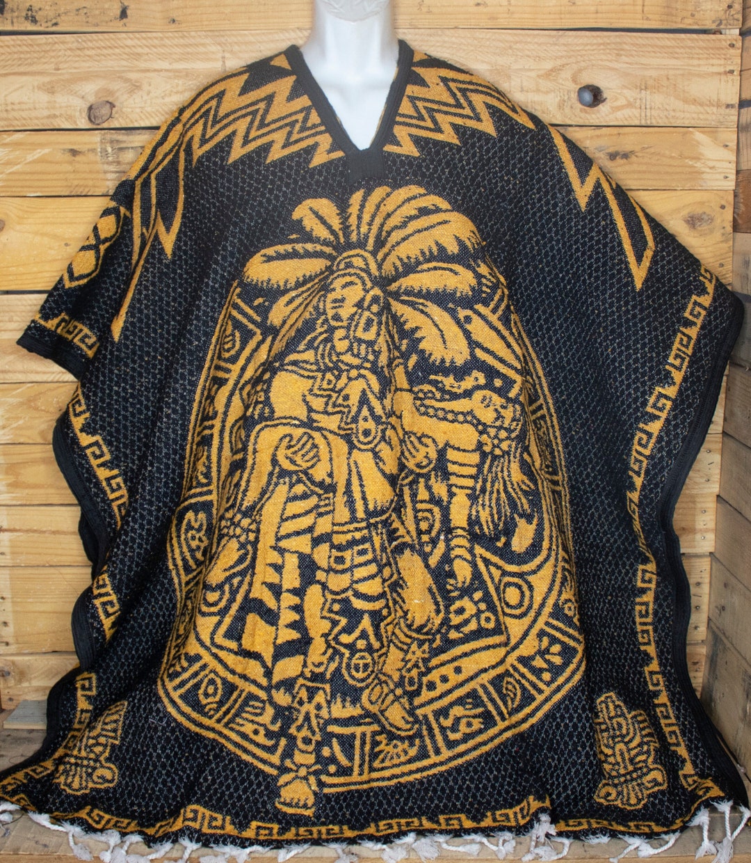 Mexican Sol Azteca AZTEC Popocatépetl CALENDAR Double Sided Reversible ...