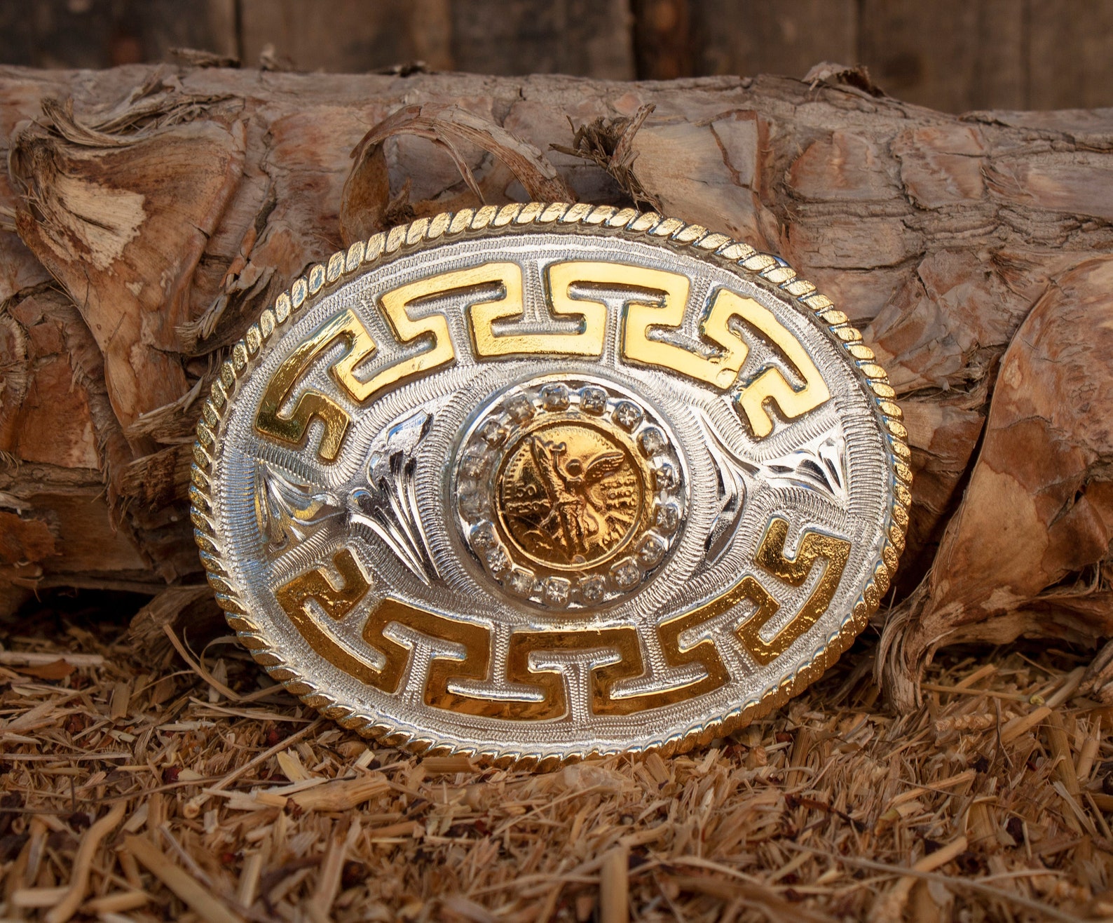 EL CENTENARIO 50 PESOS Mariachi Cowboy Western Alpaca Belt Buckle - Etsy