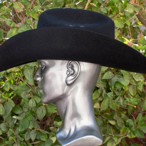 Black Felt 100X Western La Sierra COWBOY TEXANA HAT Tejana Unisex - Etsy