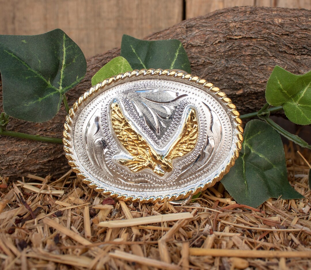 CHILDRENS TODDLER YOUTH Western Cowboy Eagle Mini Belt Buckle Evilla ...