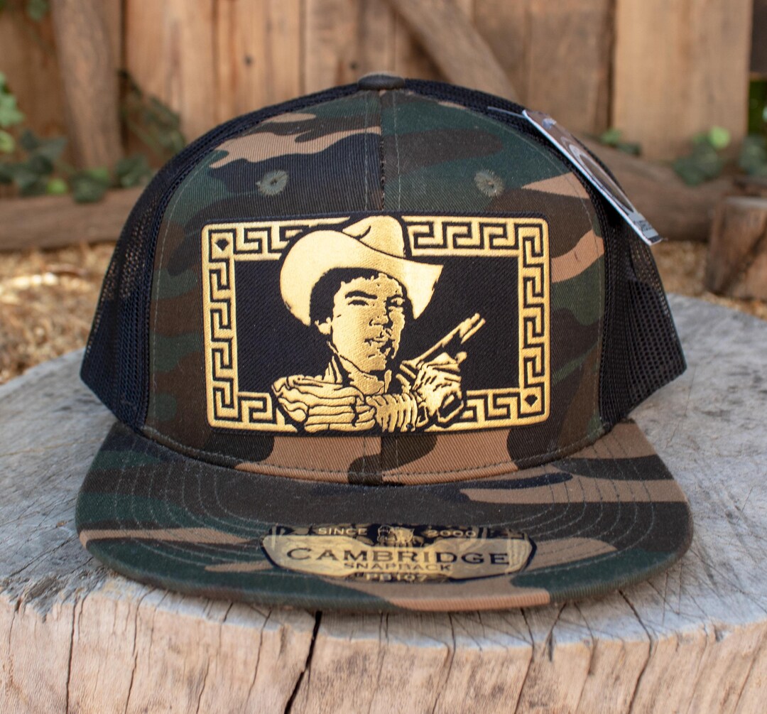 CHALINO SANCHEZ Camouflage Black & Gold Colored Patch SNAPBACK ...