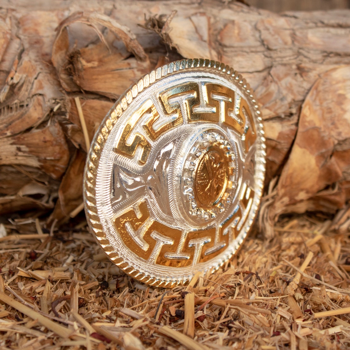 EL CENTENARIO 50 PESOS Mariachi Cowboy Western Alpaca Belt Buckle - Etsy
