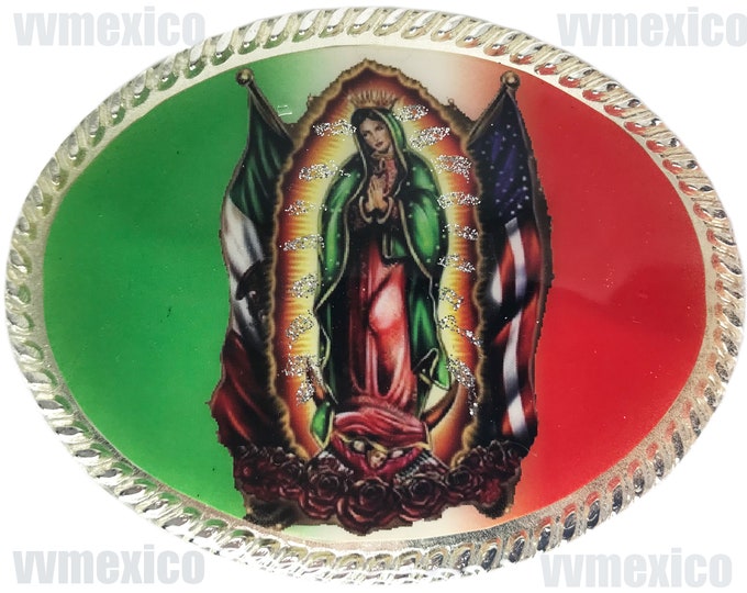 VIRGEN DE GUADALUPE Virgin Mary Belt Buckle - Etsy