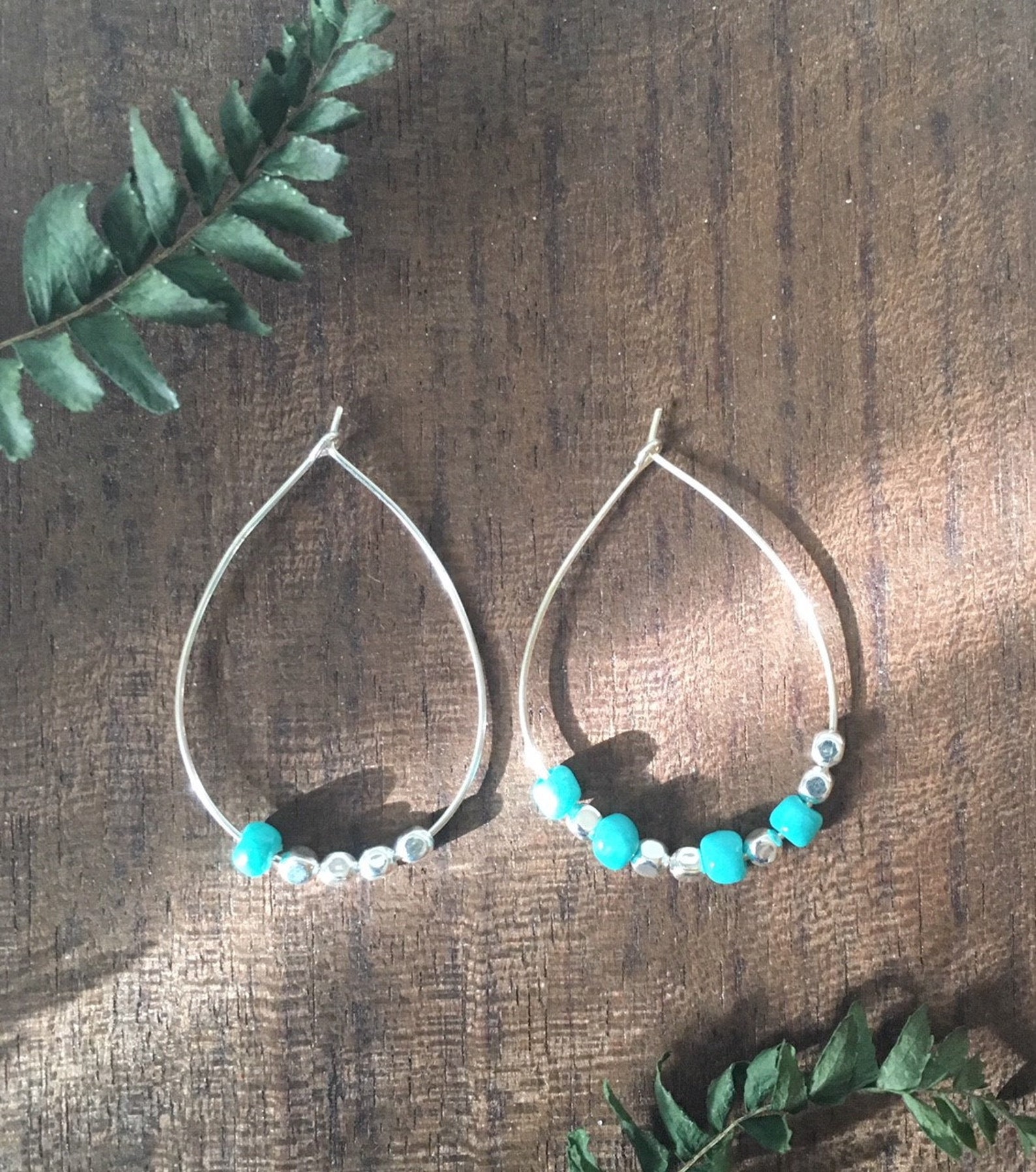 Morse Code Beaded Wire Hoop Earrings, Personalized Earrings, Secret ...