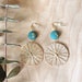 Woven Round Wicker / Straw Disc Earrings Straw Disc Round Drop - Etsy