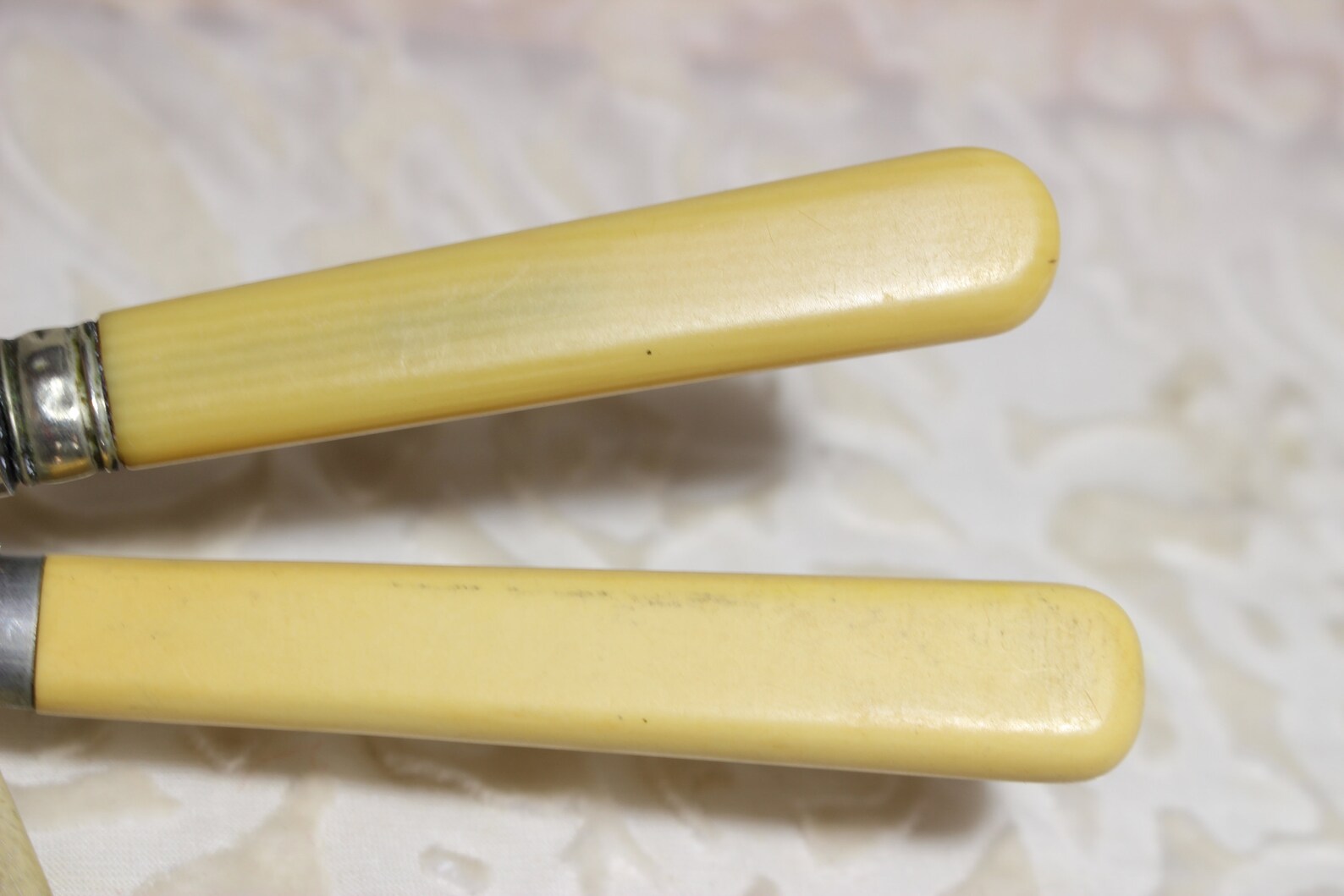 Antique Knife Spreaders AS IS, Craft Supply, for Parts, Ivorite Handles ...