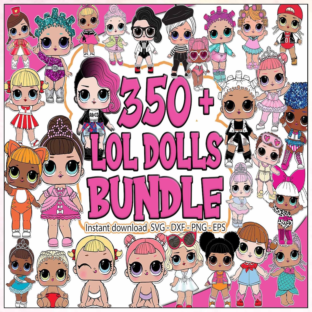 Baby Doll Bundle Bundle Dolls Svg, Beautiful Doll Png, Clipart Set ...