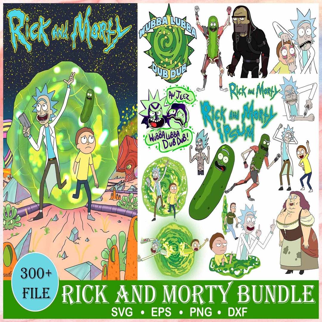 Rick and Morty Svg, Bundle Rick and Morty Svg, Bundle Rick and Morty ...