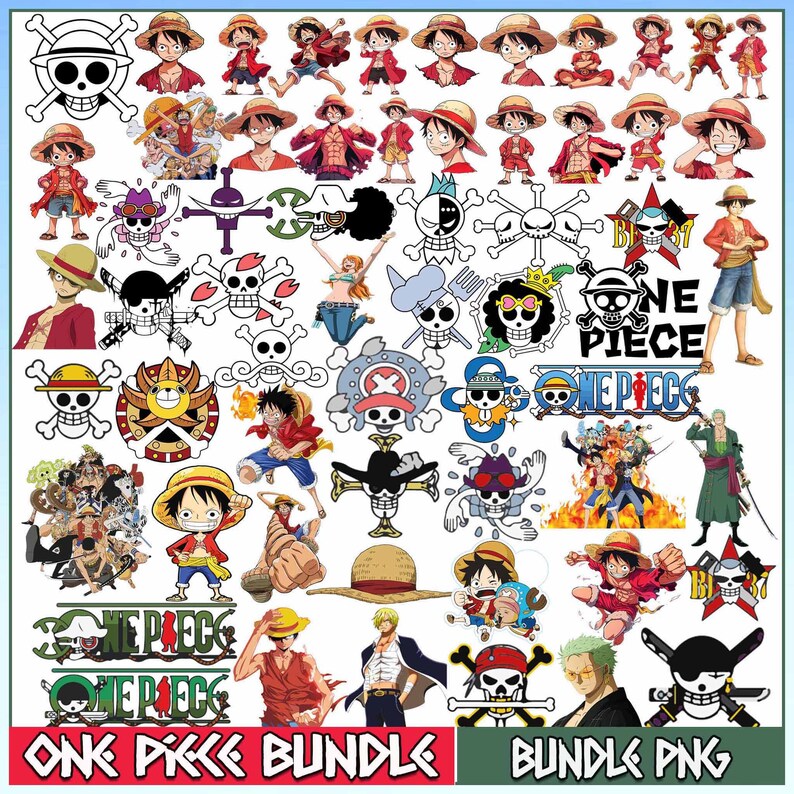 One Piece PNG Clipart, Anime T-shirt Design, Mugiwara Instant Download ...
