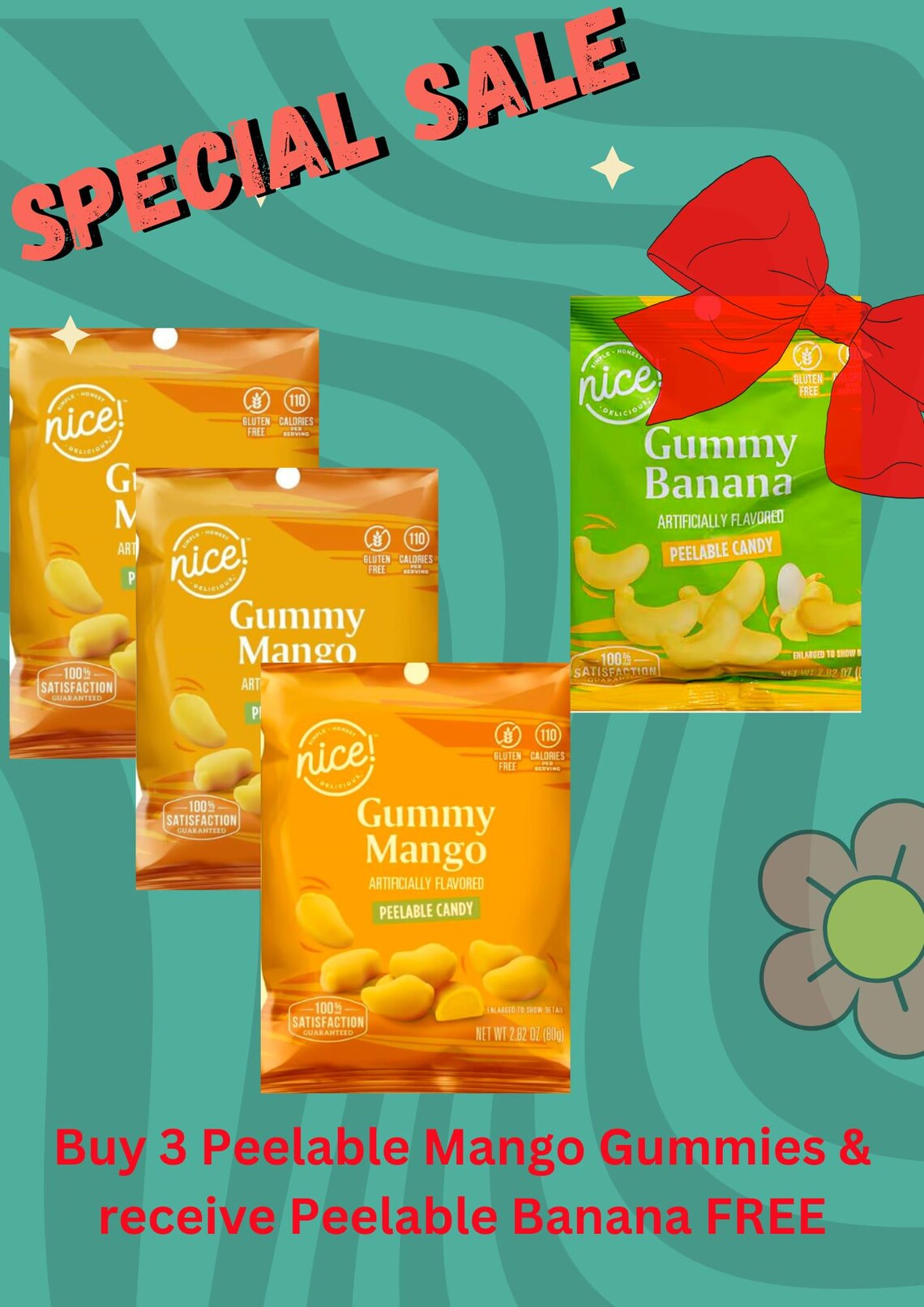 NICE! Peelable Gummy Candy - Etsy UK