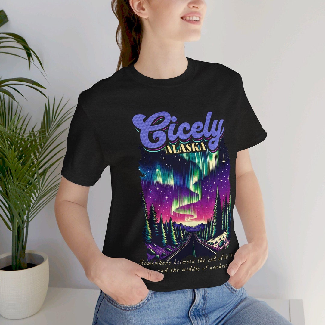 Vintage Northern Exposure T-shirt 'cicely Alaska', Northern Lights ...