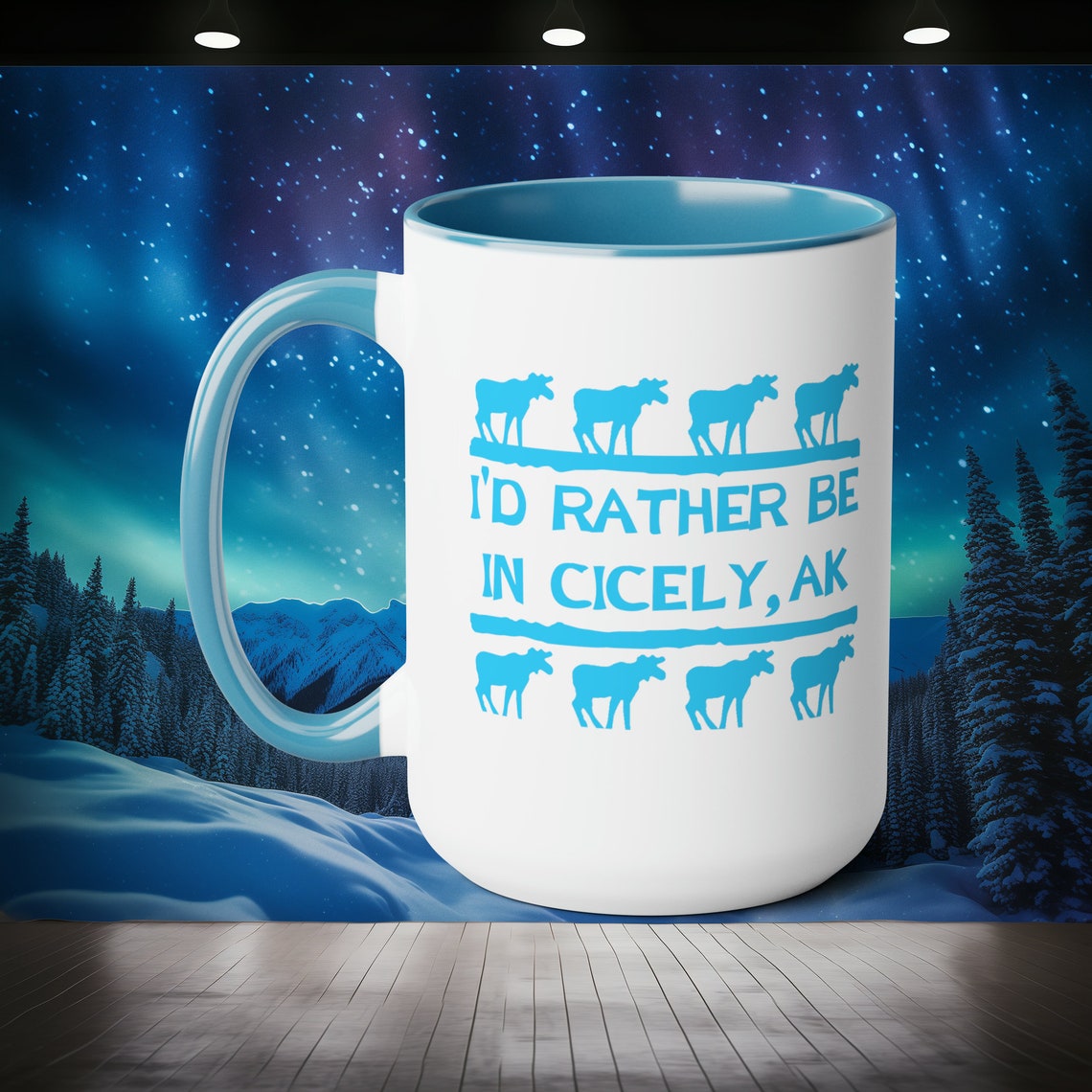 Northern Exposure, 'i'd Rather Be in Cicely, AK' 15 Oz Coffee Mug ...