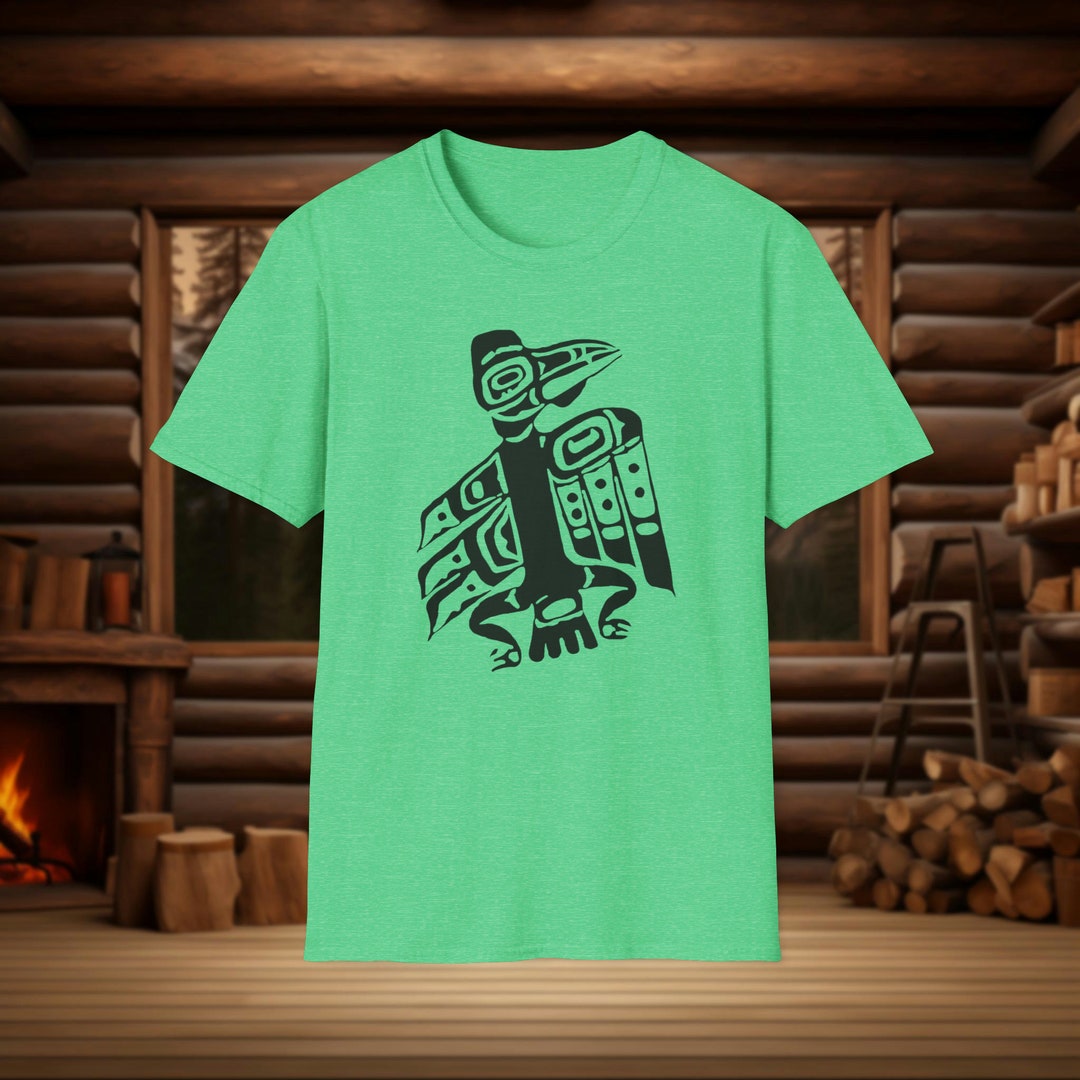 Northern Exposure Inspired Raven Shirt, Tlingit Raven, Northern ...
