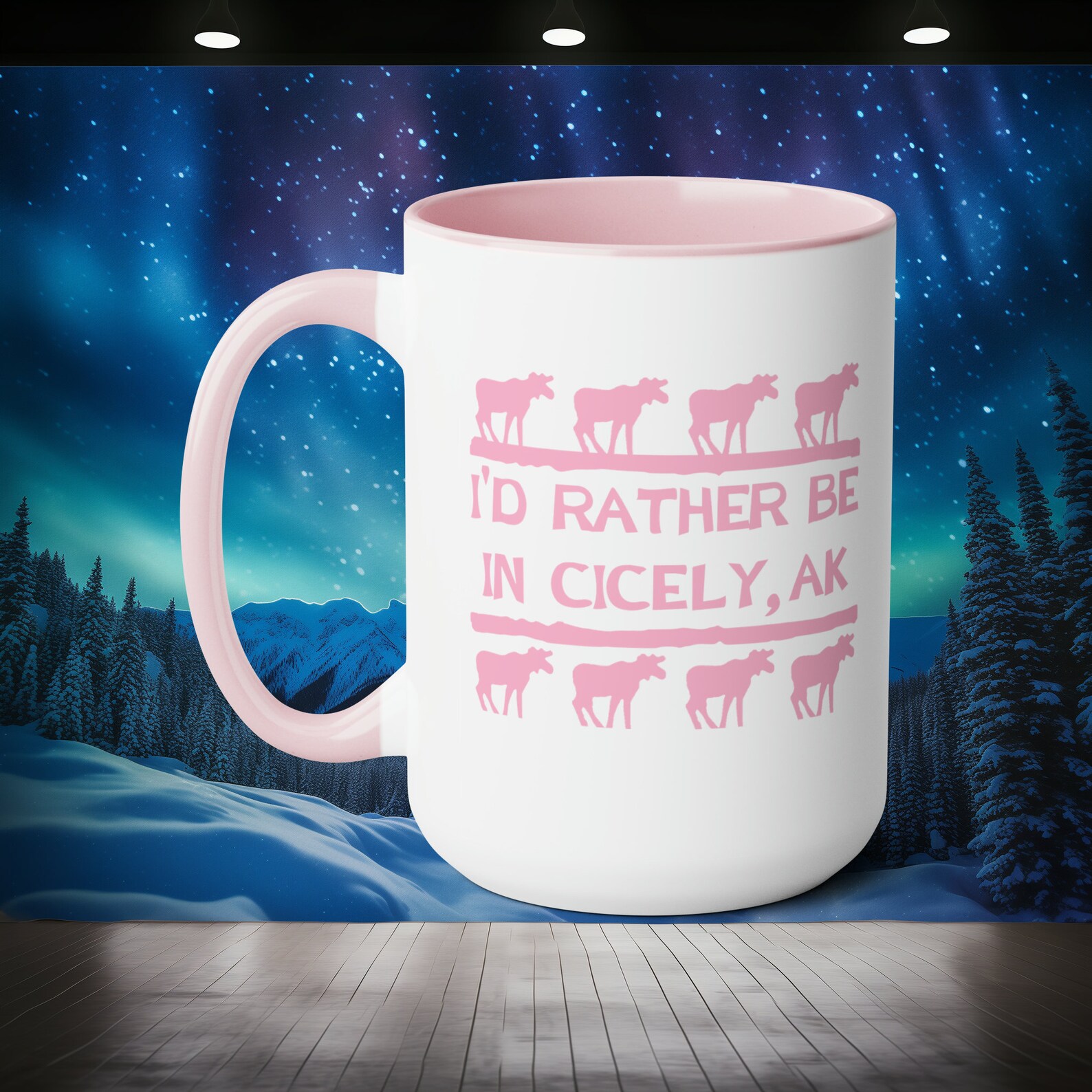 Northern Exposure, 'i'd Rather Be in Cicely, AK' 15 Oz Coffee Mug ...
