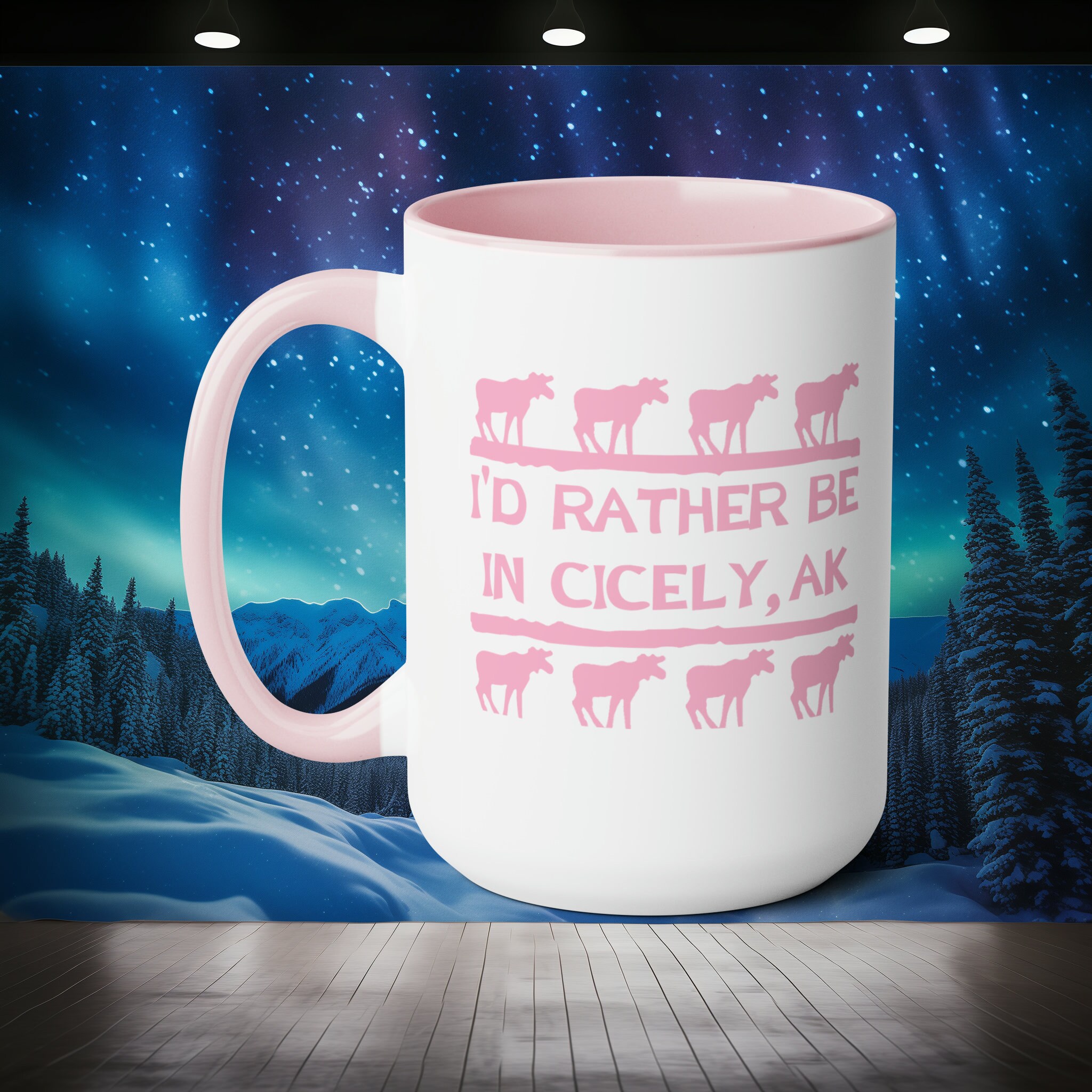 Northern Exposure, 'i'd Rather Be in Cicely, AK' 15 Oz Coffee Mug ...