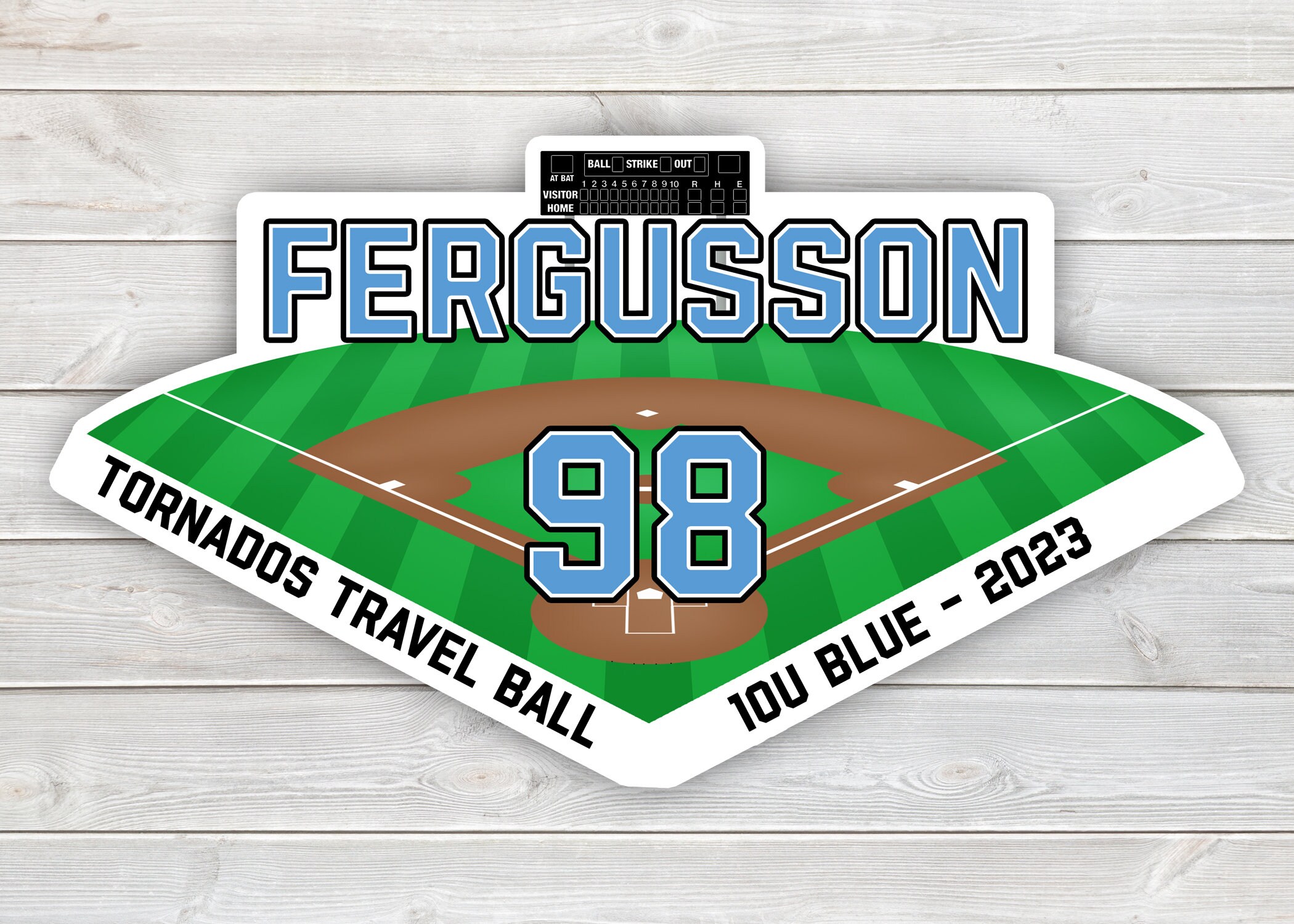 Strike Sign Baseball