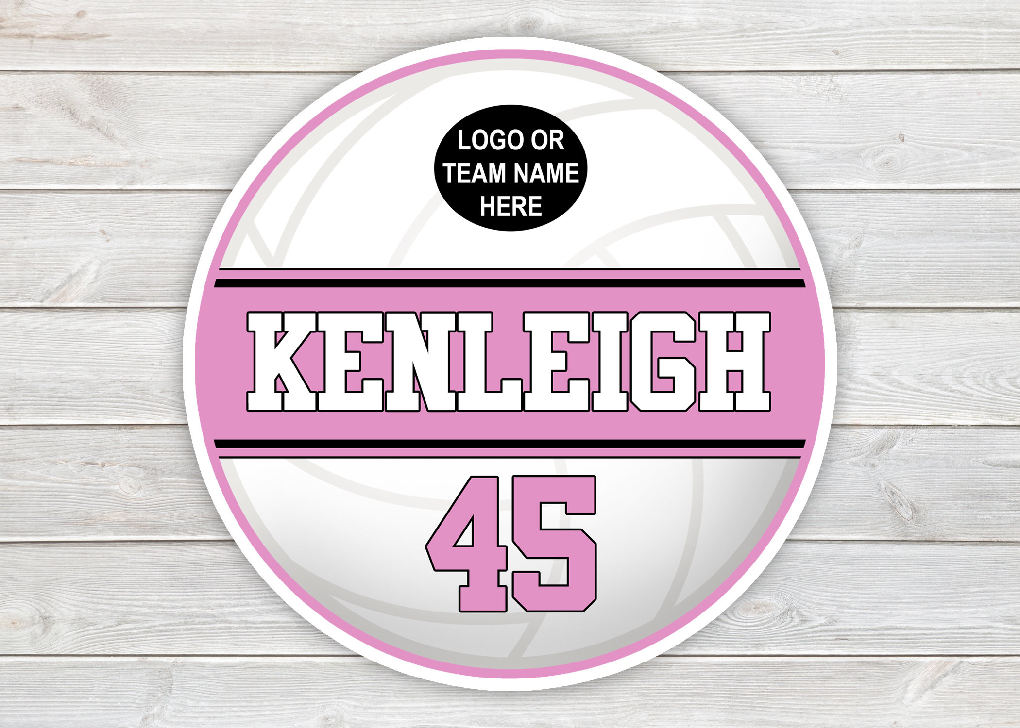 PRINTED Volleyball Door Sign - Volleyball Tournament Laminated Hotel ...