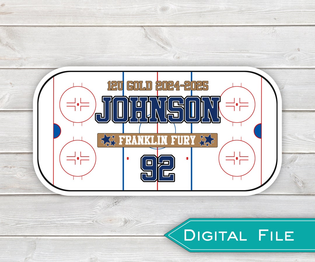 DIGITAL Ice Rink Hotel Door Sign for Hockey Tournaments - Print at Home ...