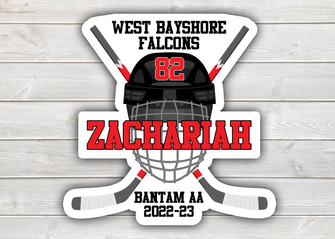 PRINTED Hockey Tournament Hotel Door Sign Printed Hockey Helmet and ...