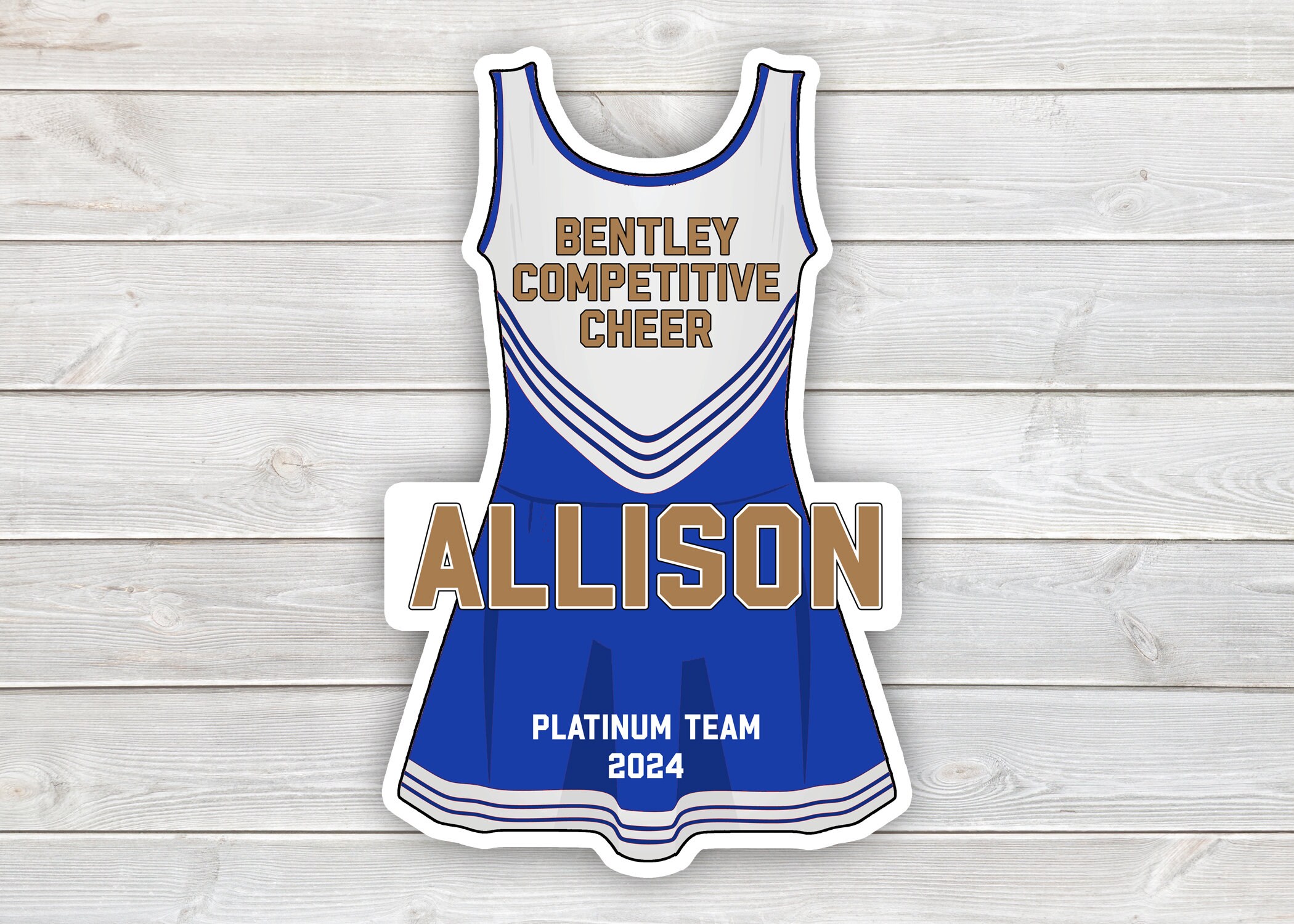 PRINTED Cheer Uniform Hotel Door Sign for Competitions Laminated Cheer ...