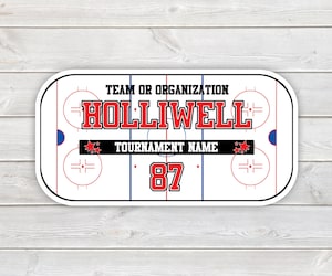 Hockey Tournament Hotel Door Signs Personalized With Name, Jersey ...