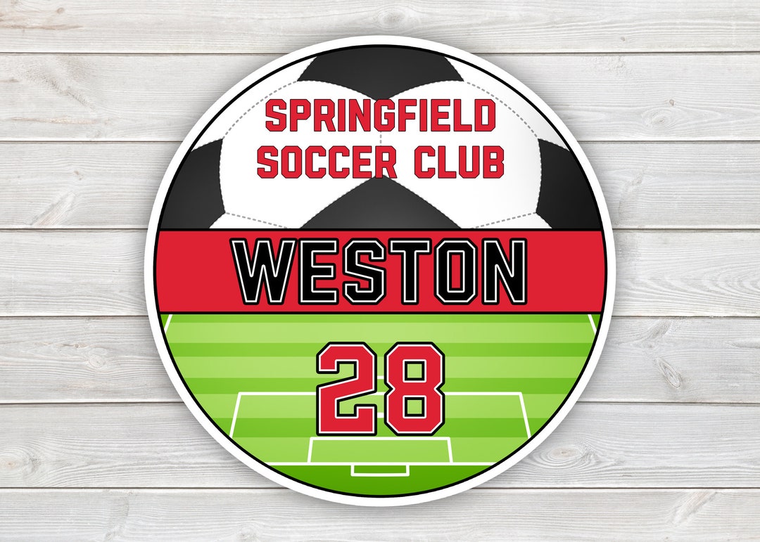PRINTED Soccer Tournament Door Sign - Soccer Field & Ball Laminated ...