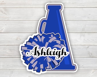 PRINTED Cheer Team Hotel Door Sign for Competitions Megaphone and Poms ...