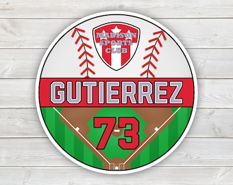 Custom Baseball / Softball Tournament Bag Tag Baseball Personalized ...