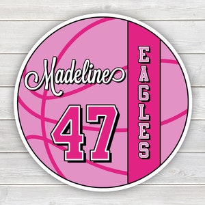 PRINTED Basketball Tournament Door Sign - Printed Laminated Team Hotel ...