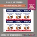 All Star Sports Party Pass Printable Insert - INSTANT DOWNLOAD - All ...