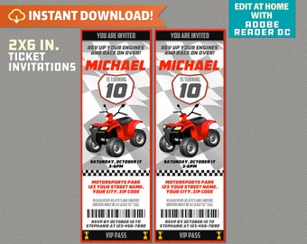 4 Wheeler Invitation 4 Wheeler Birthday Party Invitations - Etsy