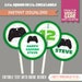 Video Game Party Labels Video Game Cupcake Toppers green INSTANT ...