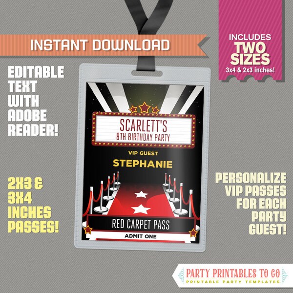 Red Carpet Party - Etsy