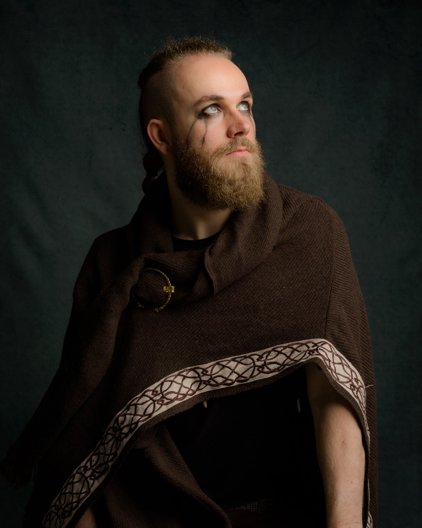 DARK & EARTHY CAPE Brown Cloak Hooded Wool Cape Viking - Etsy Ireland
